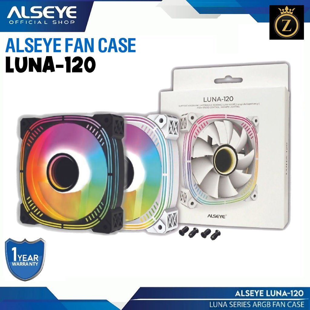 Jual Fan Casing Alseye Luna 120 aRGB 12cm | Shopee Indonesia
