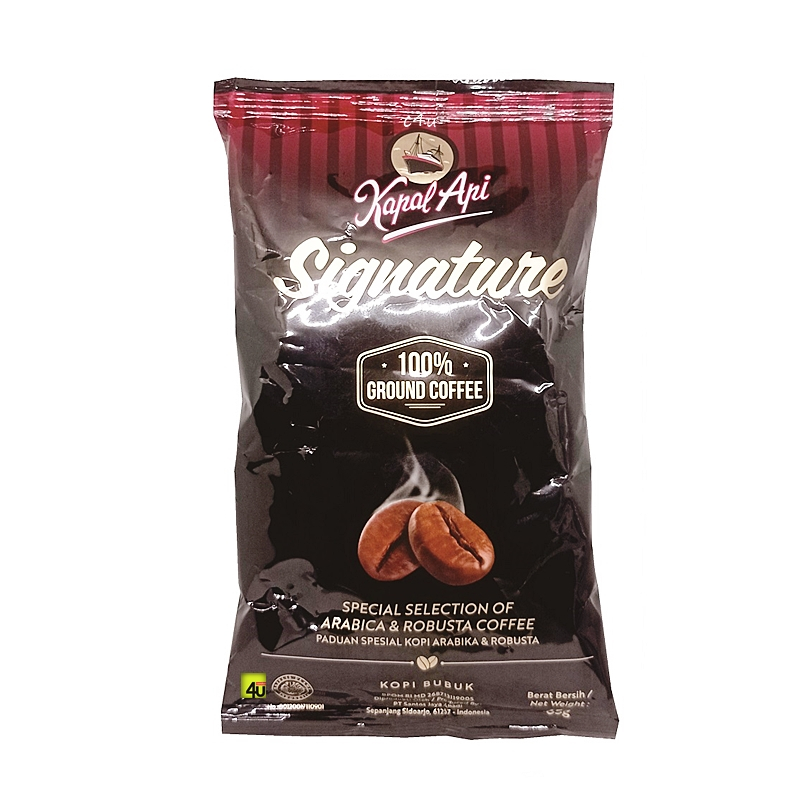 Jual Kapal Api SIGNATURE - Kopi Tubruk Murni - 65 gr POUCH | Shopee ...