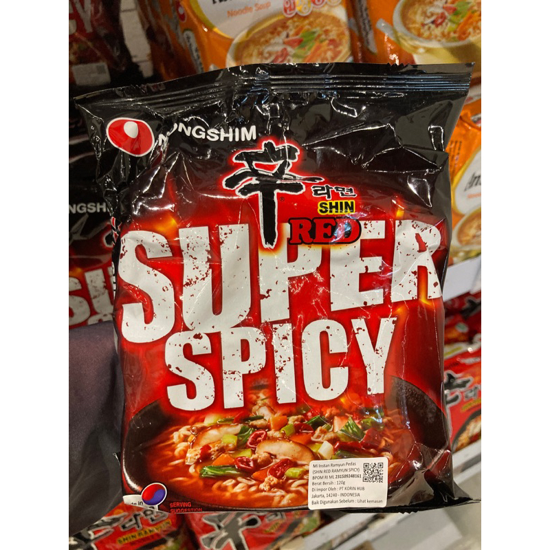 Jual NONGSHIM Shin Ramyun Ori/Shin Red Super Spicy 120 GR | Shopee ...