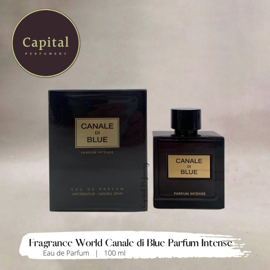 Jual Parfum Original Fragrance World Canale Di Blue Parfum Intense Edp 100 Shopee Indonesia