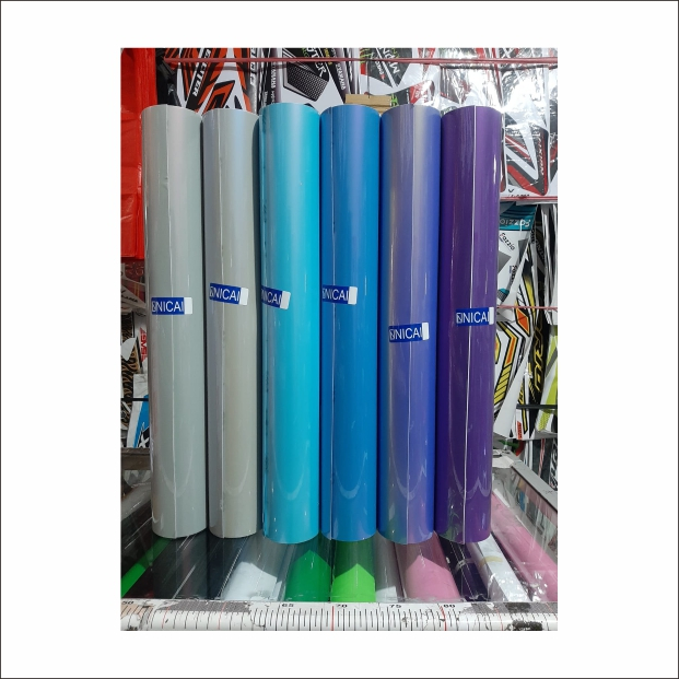 Jual Stiker Skotlet Bahan Sticker Decal Magic Candy Lembayung | Shopee ...