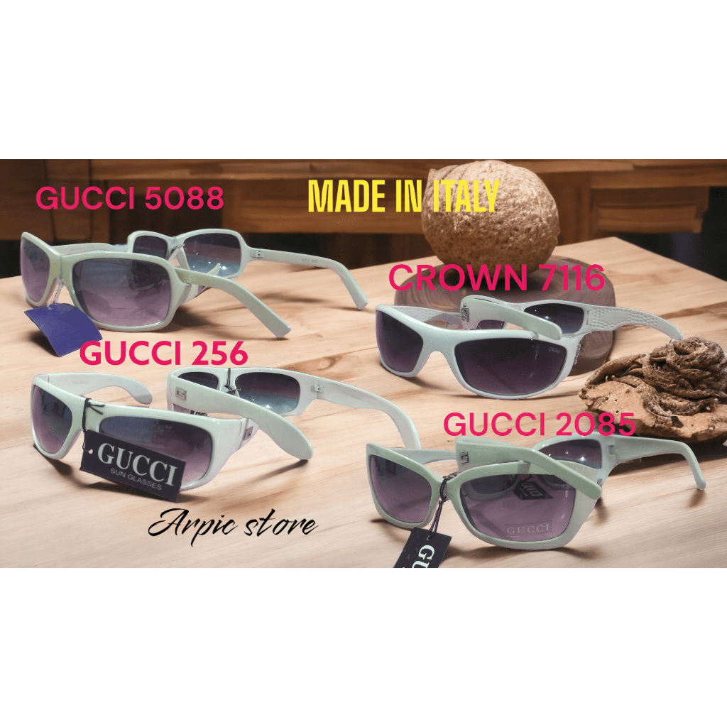 Jual KACAMATA GUCCI & CROWN MADE IN ITALY DEWASA | Shopee Indonesia