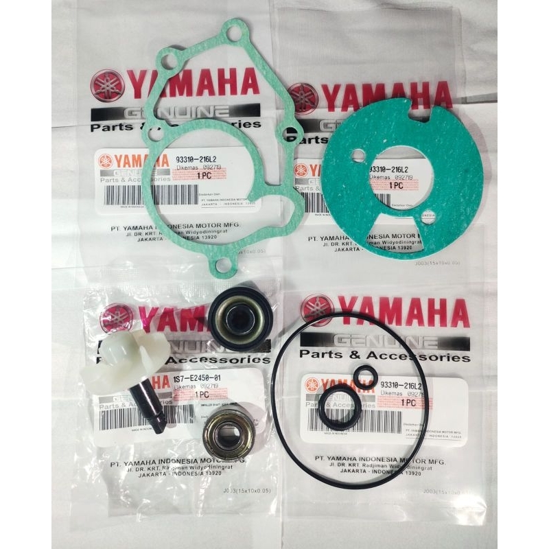 Jual KIPAS AS SEAL BERING LAHER WATERPUMP SET KOMPLIT PAKING RADIATOR JUPITER MX OLD NEW 135 ...