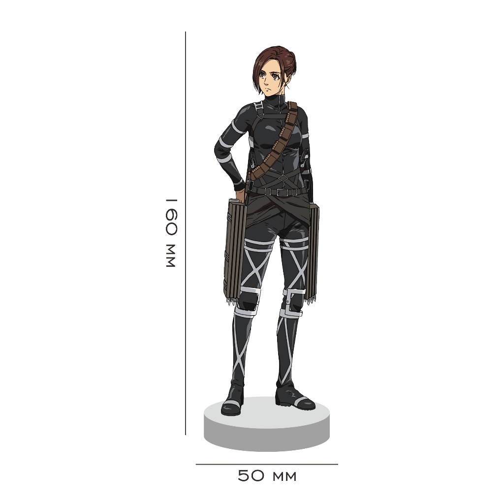 Jual Mini Stand Figure Attack On Titan Final Standee Acrylic AOT Final ...