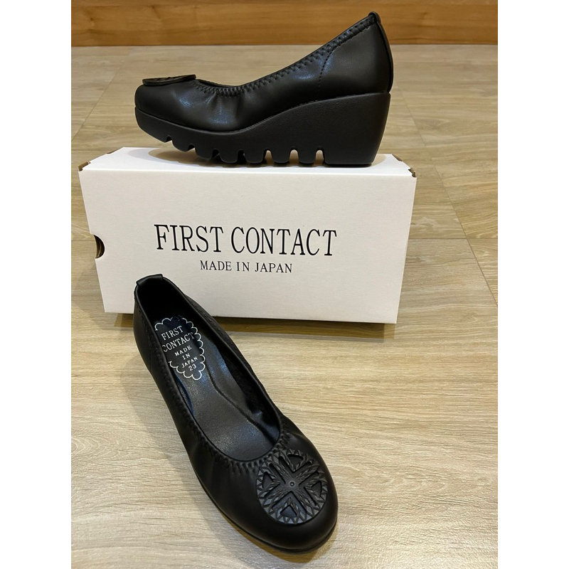 Jual Sepatu first contact wedge 7cm made in japan | Shopee Indonesia