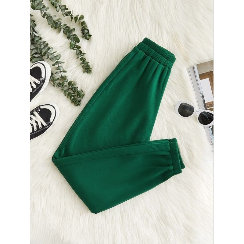 Jual Trening Joger Panjang Sweatpants Unisex Merah Putih Hitam Abu Sage ...