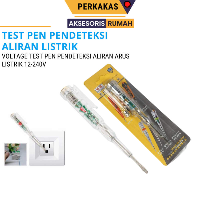 Jual Alat Tester Test Tas Pen Pendeteksi Aliran Arus Listrik ...
