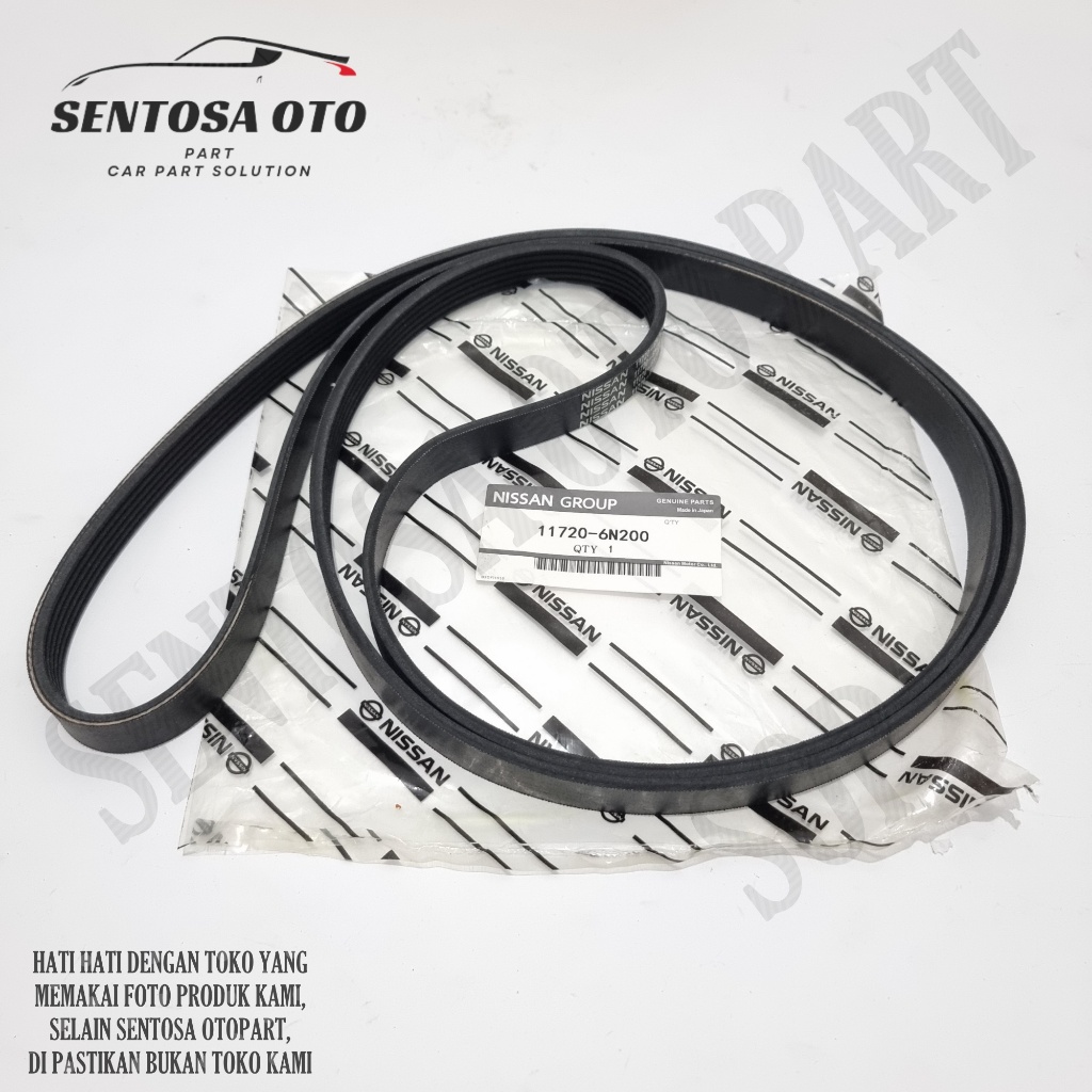 Jual Fan Belt Van belt V-Belt Tali Kipas Nissan Xtrail T30 Serena C24 Original 6PK 2247 | Shopee ...