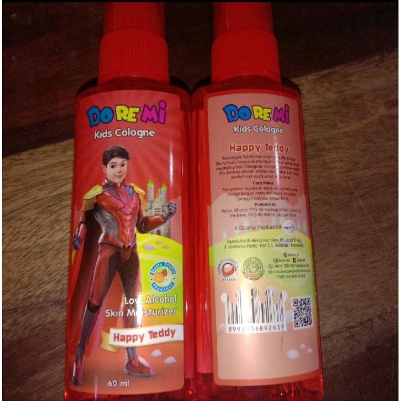 Jual Doremi Kids Pretty Daisy Spray Cologne 60Ml, Doremi Kids Happy Teddy Spray Cologne 60Ml ...