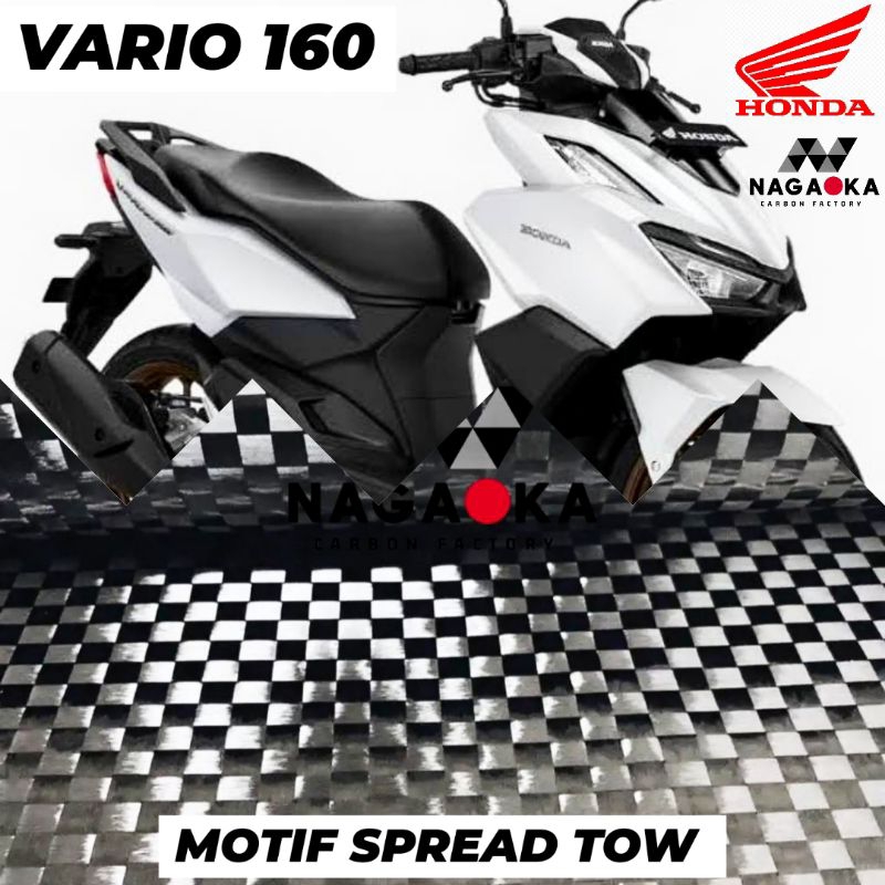Jual VARIO 160 MOTIF SPREAD TOW CATUR REAL CARBON KEVLAR BODY KASAR ...