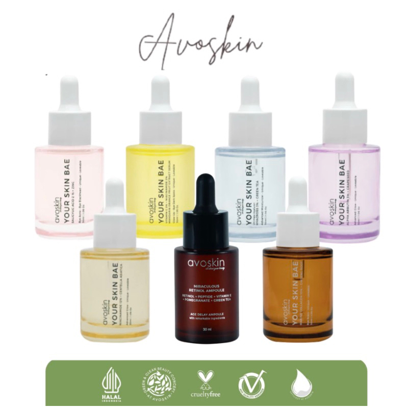 Jual AVOSKIN YOUR SKIN BAE SERUM (ALL VARIAN) 100% Original | Shopee ...