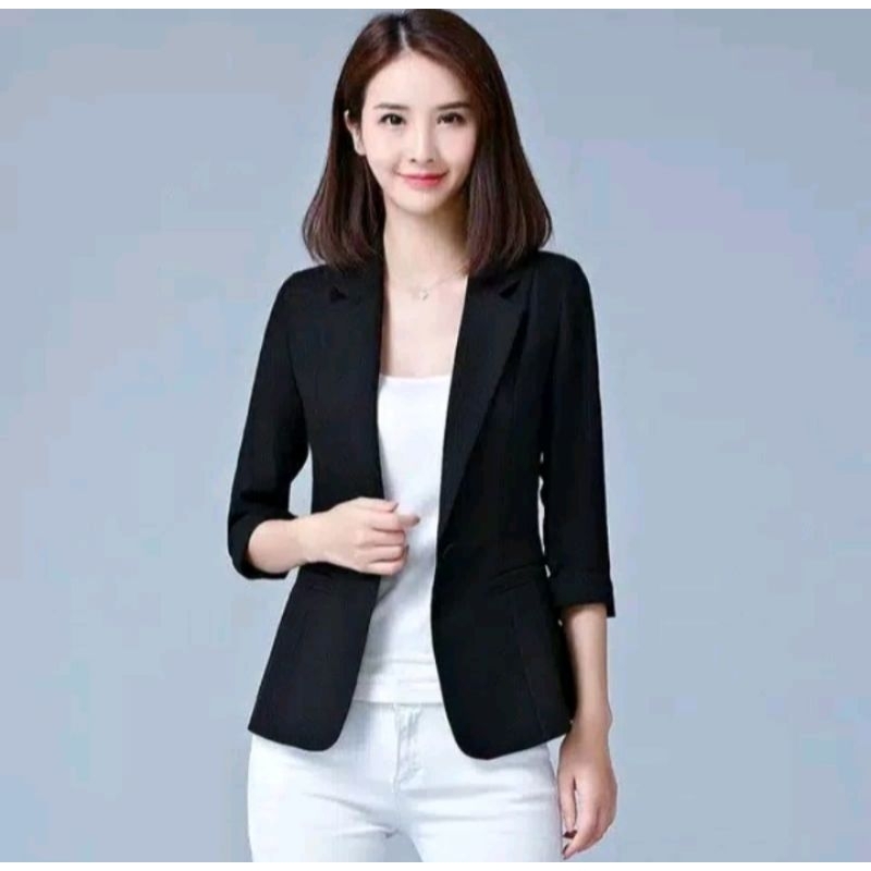 Jual JAS BLAZER WANITA JAS KERJA/JAS FORMAL | Shopee Indonesia