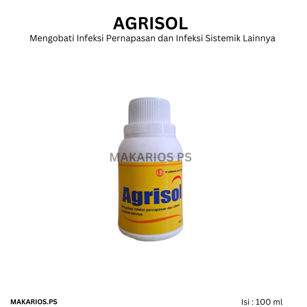 Jual Agrisol kemasan 100 ml untuk Mengobati Infeksi Pernapasan dan ...