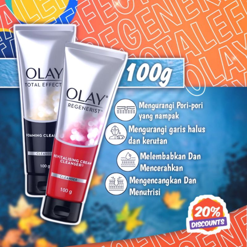 Jual Olay Regenerist Revitalising Cream Cleanser Sabun Muka Anti Aging ...