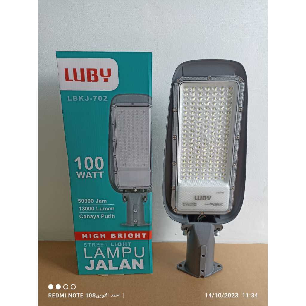 Jual LAMPU JALAN 100W PUTIH LUBY LBKJ- 701 / LBKJ-702 | Shopee Indonesia