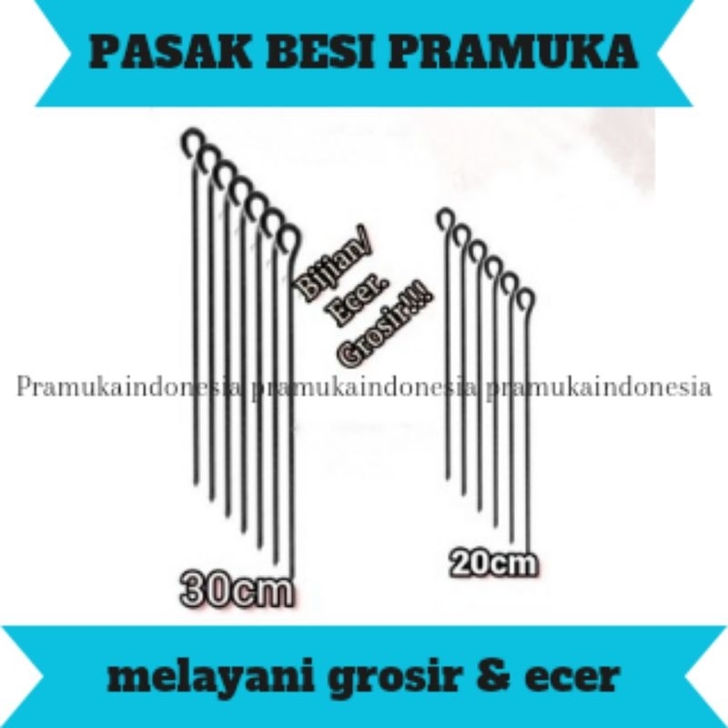 Jual Patok Besi Tenda || Pasak Tenda 20Cm 30Cm | Shopee Indonesia