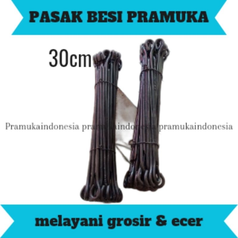 Jual Patok Besi Tenda || Pasak Tenda 20Cm 30Cm | Shopee Indonesia