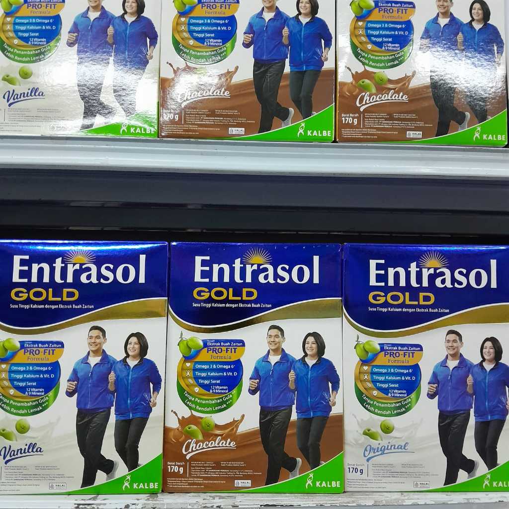 Jual Entrasol Gold | Kemasan 170g | Chocolate Vanila Original (all ...