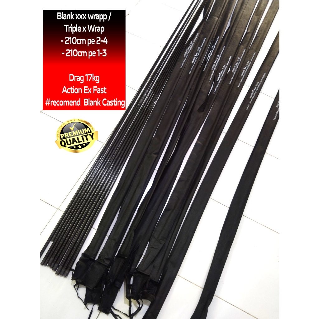 Jual Blank Rod Premium XXX Wrap ( Triple X ) Ex_Fast Action komodo Pe 2 ...