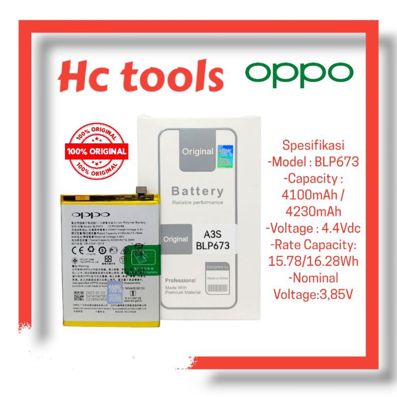Jual Batre Baterai Battery Oppo A31 A11k A12 Realme C1 BLP673 ORIGINAL ...