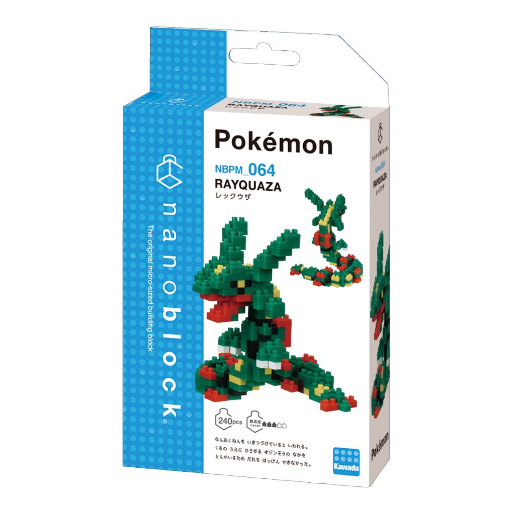 Jual Nanoblock NBPM_064 Rayquaza 21677 | Shopee Indonesia