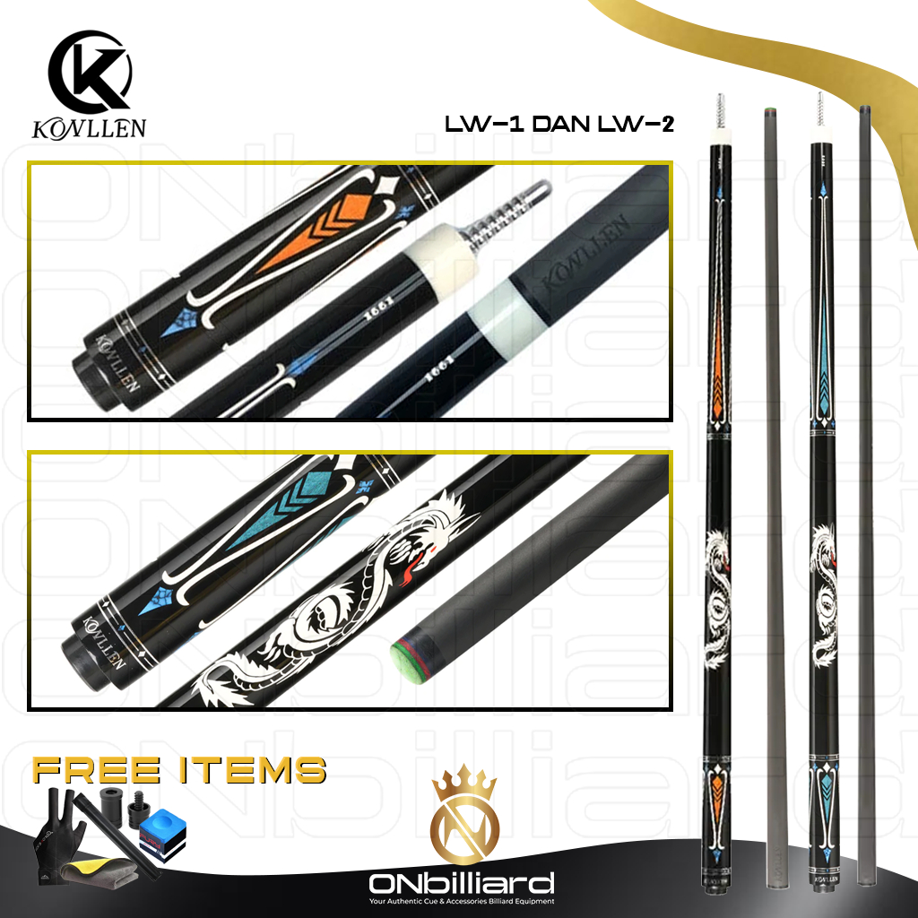 Jual Stik Billiard Carbon Fiber Konllen LW Cue Stick Play | Shopee ...