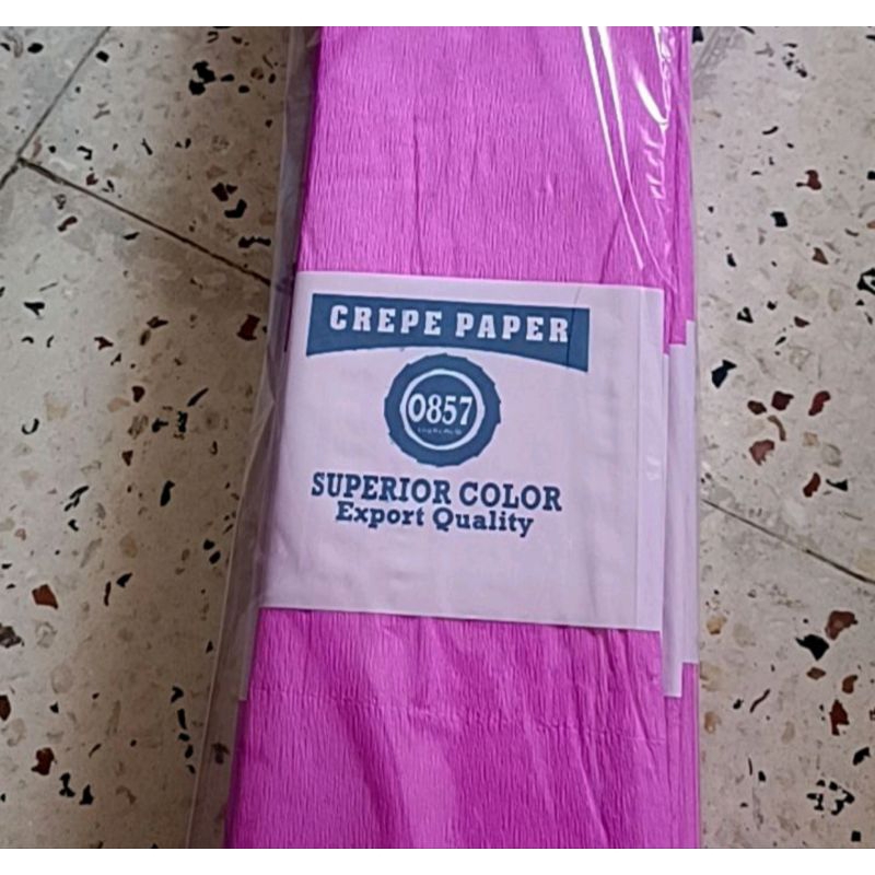 Jual kertas krep / coloured crepe paper ukuran +-61x117,5cm per pack ...