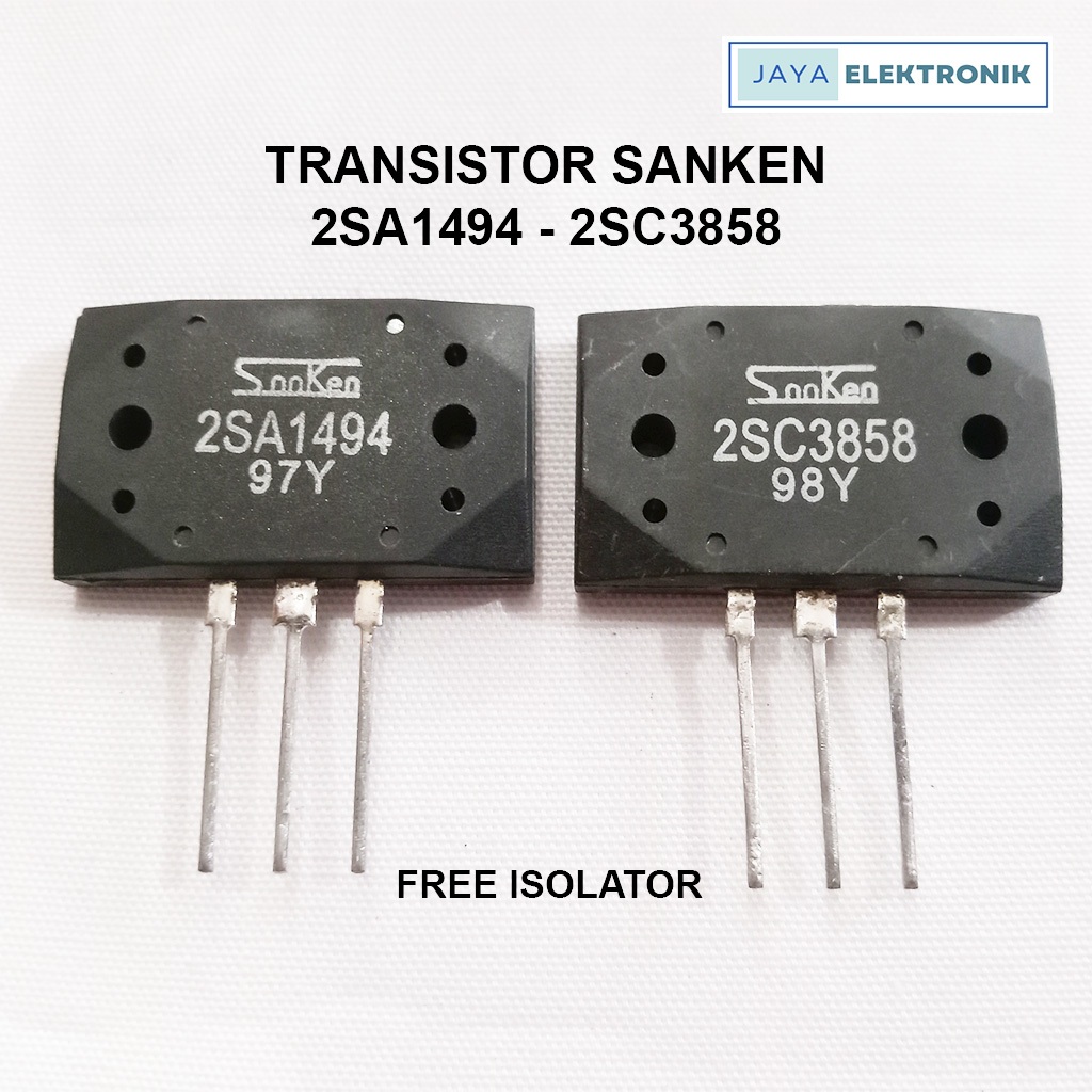 Jual Transistor SANKEN 2SA1494 - 2SC3858 Original Japan/TR Final SANKEN ...