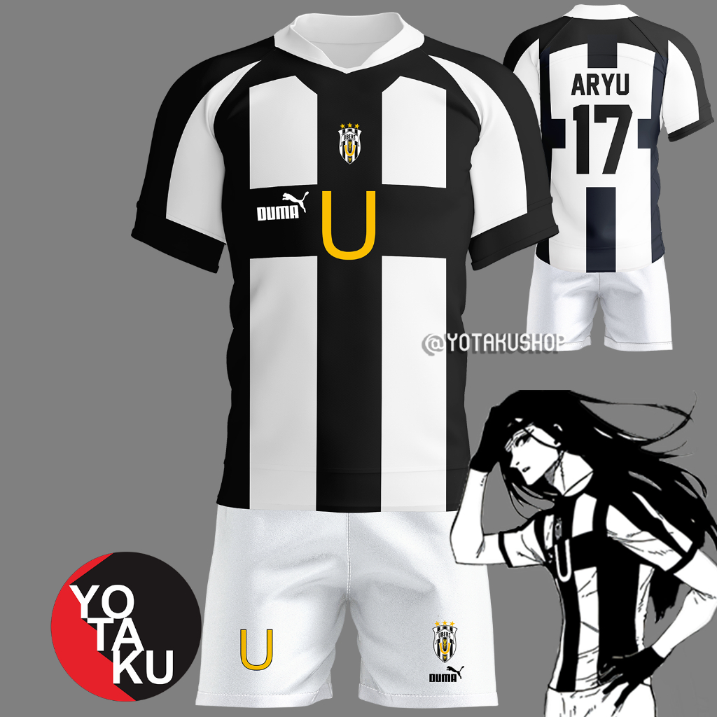 Jual Jersey Anime Cosplay Blue Lock UBERS Jyubei Aryu Full Set YOTACOS ...