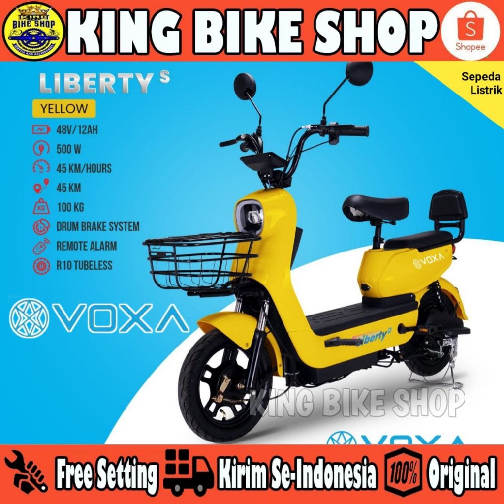Jual Sepeda Listrik Voxa Liberty S 500 Watt Electric E-Bike | Shopee ...