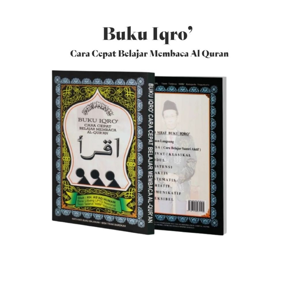 Jual Buku Iqro Besar Hitam kertas cd (kertas koran) | Shopee Indonesia