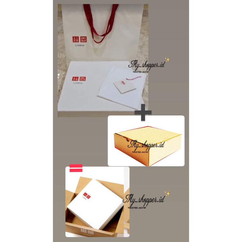 Jual tambahan gift box uniqlo (WAJIB DISERTAI ORDER PRODUCT) | Shopee ...