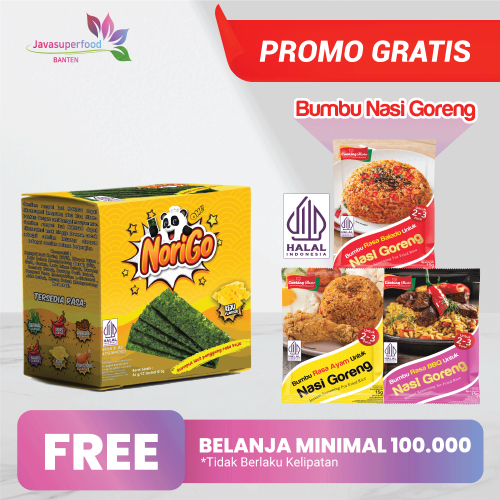 Jual [Halal] Norigo Cemilan (1 BOX ISI 12 PCS) / Nori Sachet Seaweed ...