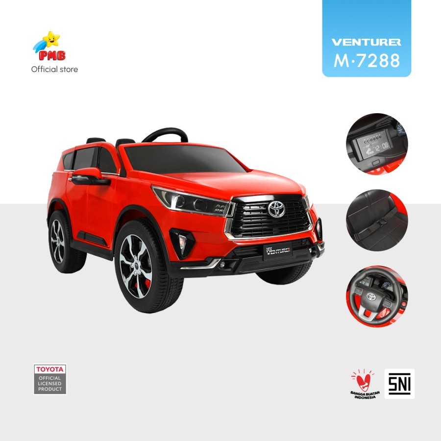 Jual Mainan Mobil Aki Anak Toyota Innova Venturer M 7288 PMB | Shopee ...