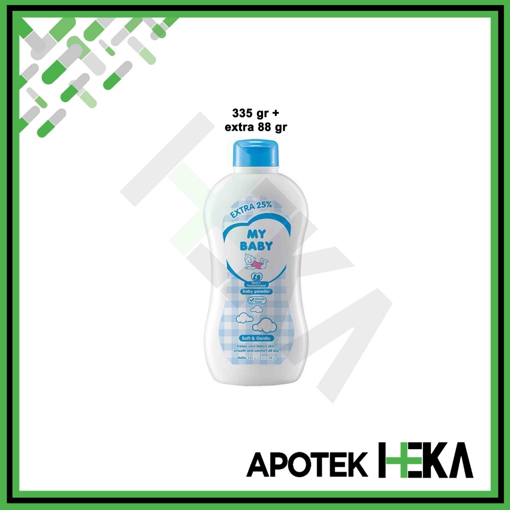 Jual My Baby Powder Soft & Gentle - Bedak Bayi Bedak Anak Lembut Biru ...