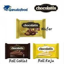 Jual SNACK BISKUIT CHOCOLATOS 2000 WAFER ROLL COKLAT KEJU MAKANAN ...
