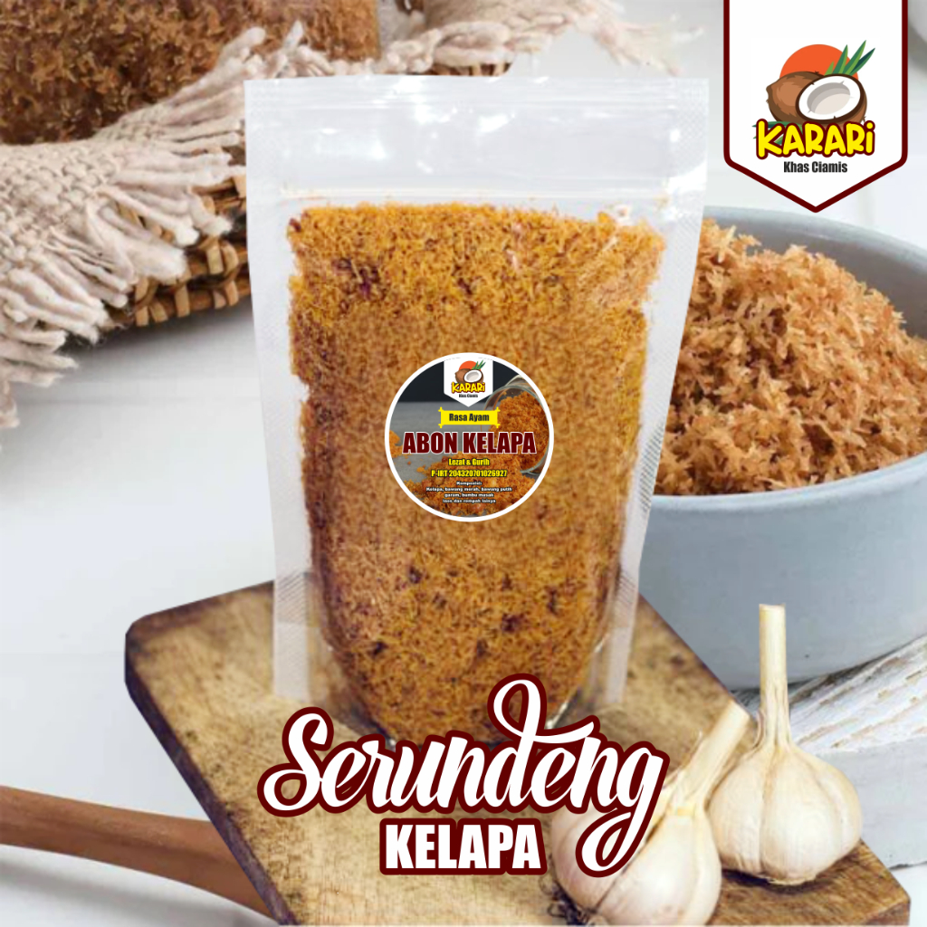 Jual Serundeng Abon Kelapa 100g Khas Ciamis - Asli Gurih Manis Halal ...