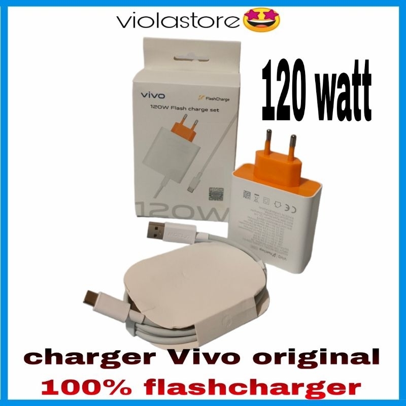 Jual charger Vivo tipe c/tepsi original 100% fastcharging | Shopee ...