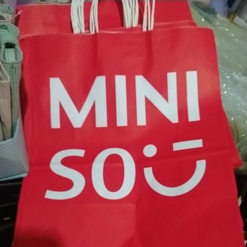 Jual Paper bag miniso (Hanya Boleh di co yg membeli produk saja ...