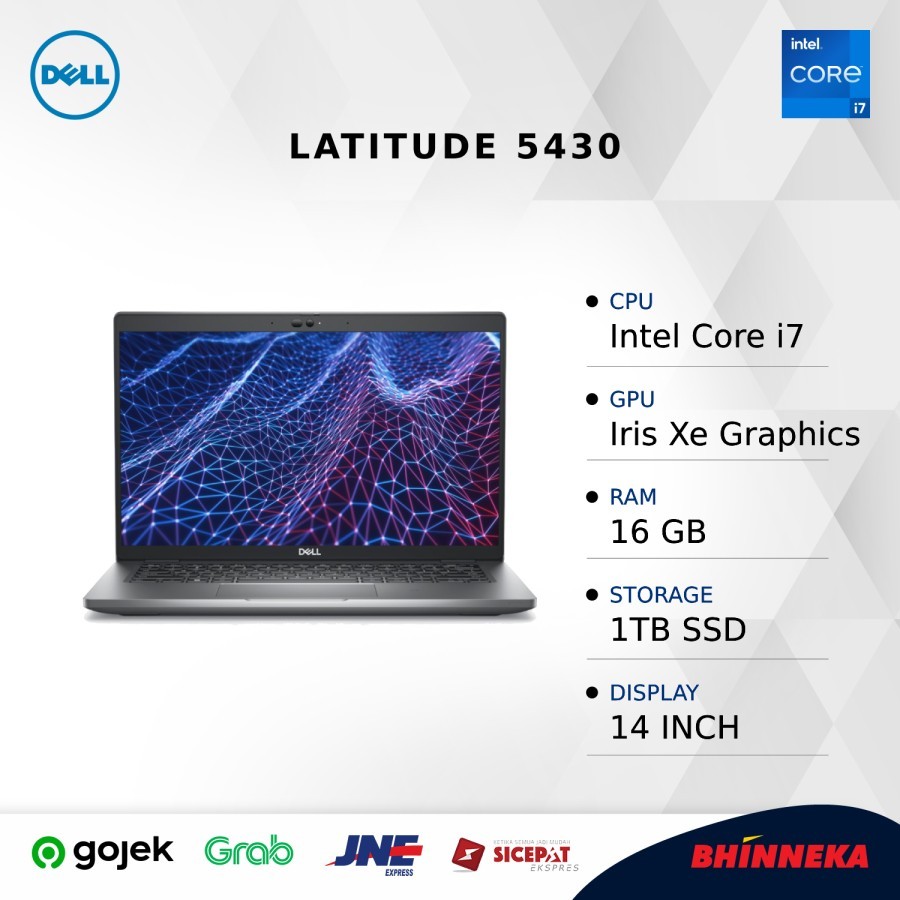 Jual DELL Latitude 5430 (Core i7-1255U, 16GB, 1TB SSD, Win 11 Pro ...