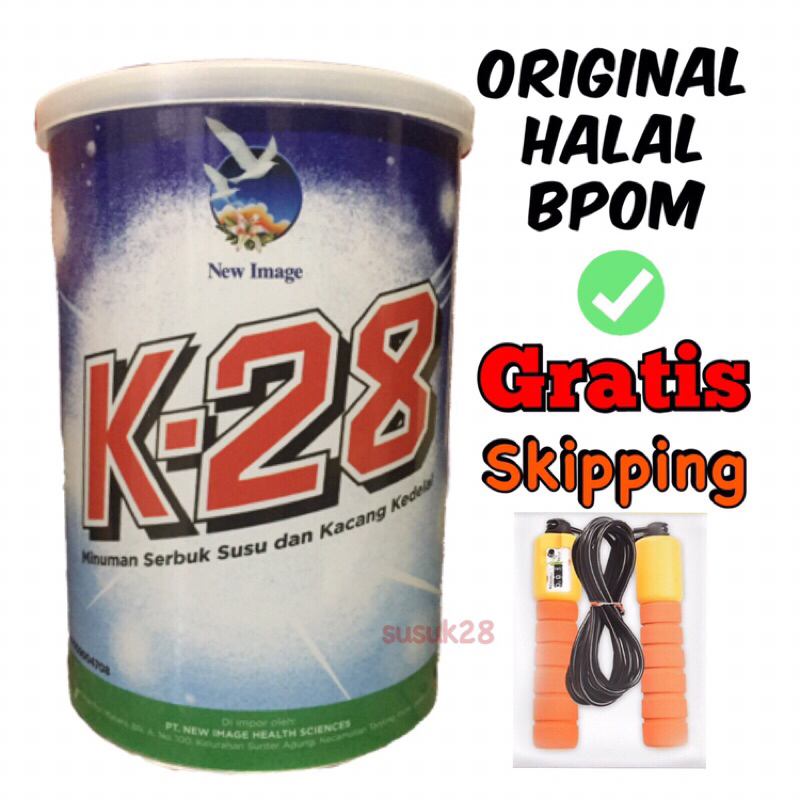 Jual Susu K28 Penambah Tinggi Badan Atlit Voli Gratis Skipping | Shopee Indonesia