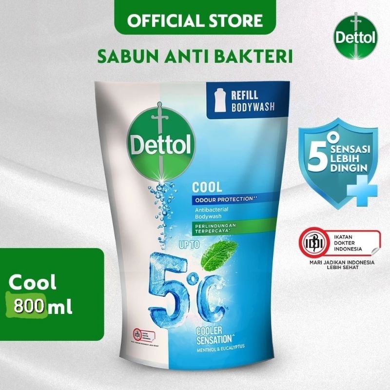 Jual Dettol sabun cair anti bakteri jumbo 800ml | Shopee Indonesia