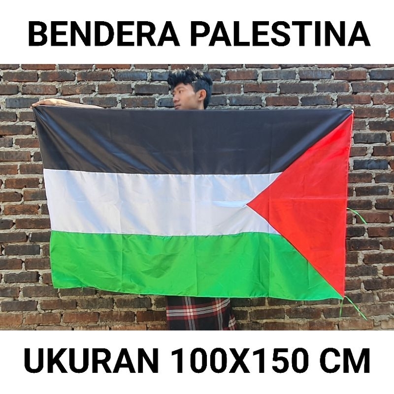 Jual BENDERA PALESTINA UKURAN JUMBO (100X150 CM) | Shopee Indonesia