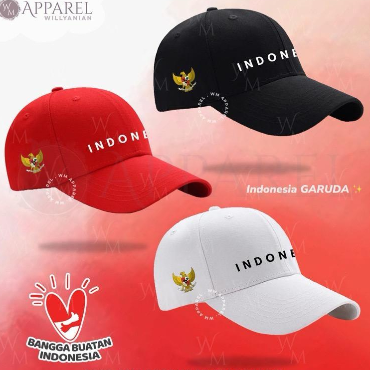 Jual Topi Baseball Distro Caps Merah Putih Garuda Indonesia Terbaru ...