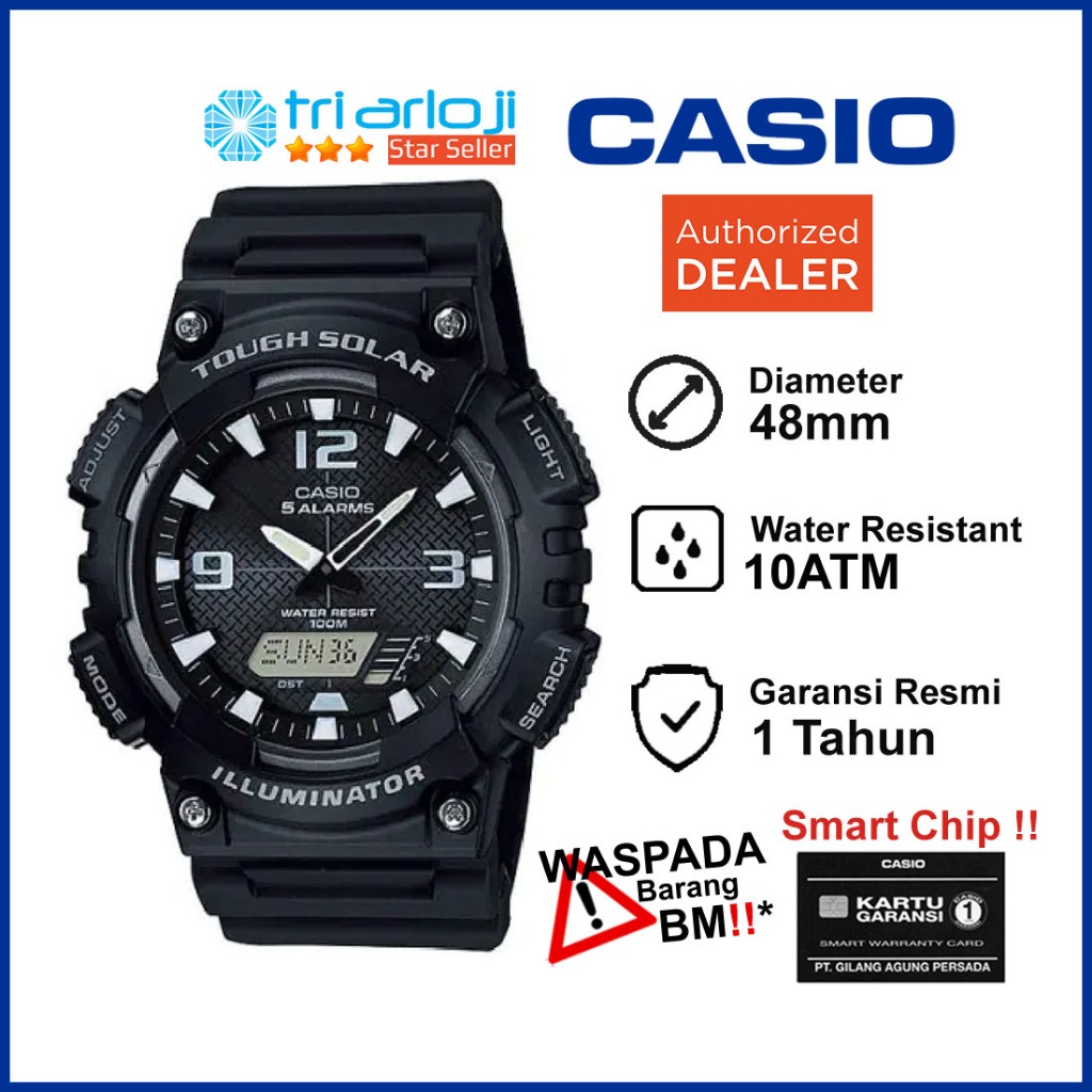 Jual CASIO AQ-S810W-1AVDF Jam Tangan Pria Analog Digital Solar AQS810W AQ-S810W-1A | Shopee ...