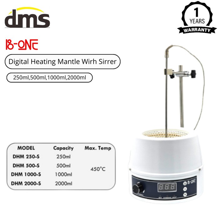 Jual Digital Heating Mantle 1000ml With Stirrer DHM 1000-S, B-One | Shopee Indonesia