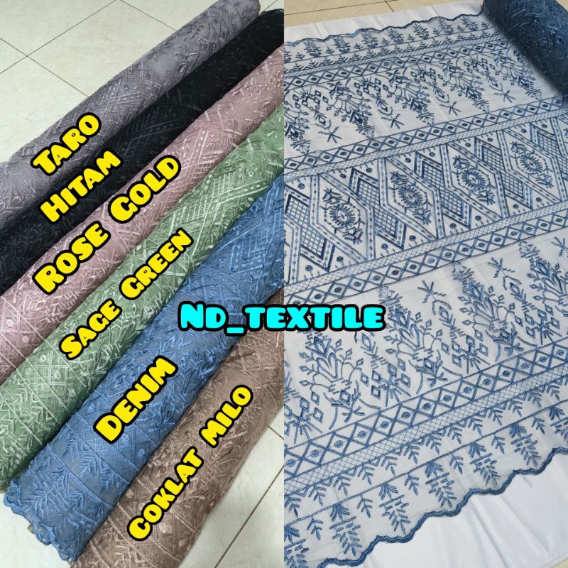Jual Kain Tile Sapto Etnik/Tile Elisab Sapto Etnik/Bahan Kebaya ...