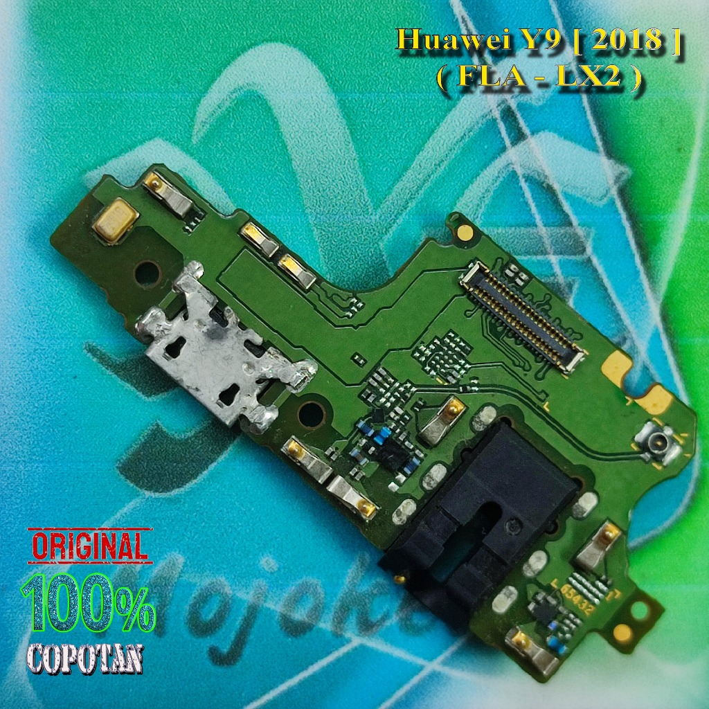 Jual Huawei Y9 2018 FLA-LX2 Papan konektor cas PCB UI board charger ...