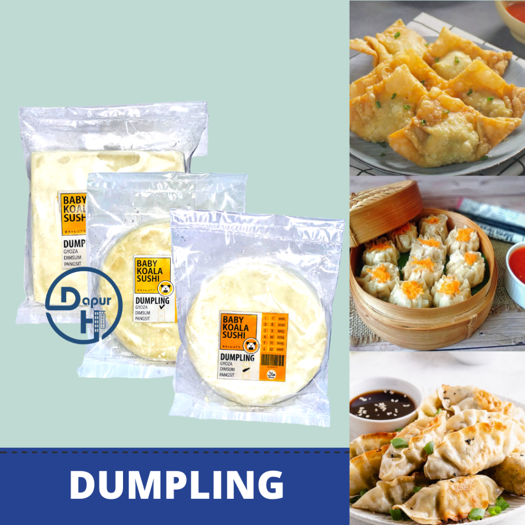 Jual KULIT GYOZA Dimsum Pangsit Frozen 2O Lembar | Suikiaw Dumpling Homemade | Shopee Indonesia