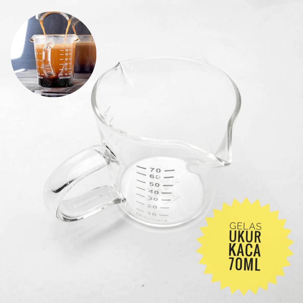Jual Gelas Sloki Espreso 70 ml Espresso Coffee Shot Glass Takar Glass ...